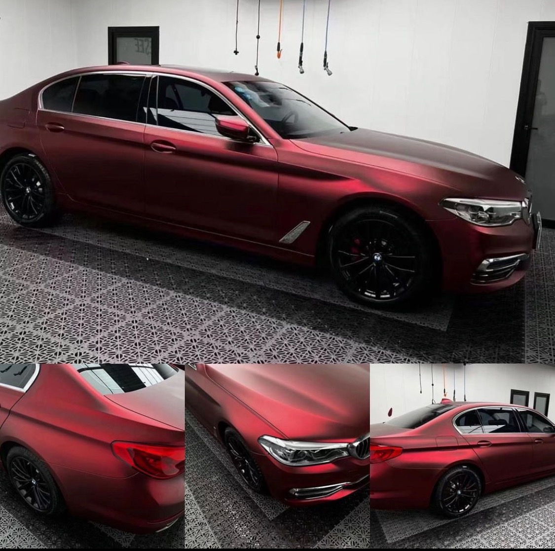 Satin Chrom Romantic Red 1.52m x 18m | Carbon3d.cz - Samolepicí folie